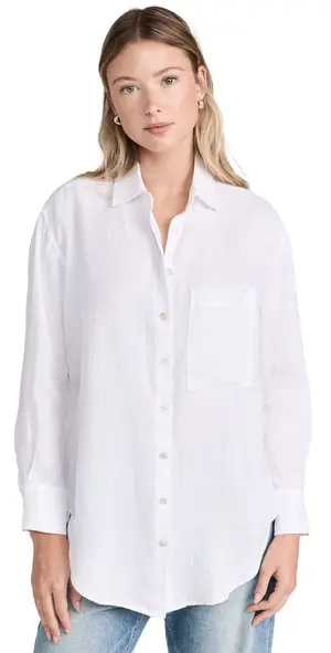 Ayr The Deeper End Linen Shirt