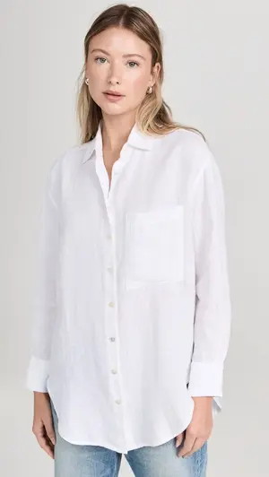 Ayr The Deeper End Linen Shirt