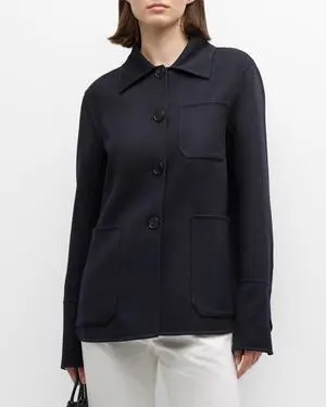 Jil Sander Button Detailed Jackets For Women