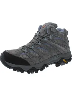 Merrell Moab 3 Mid Womens Suede Waterproof Hiking Boots - Grey