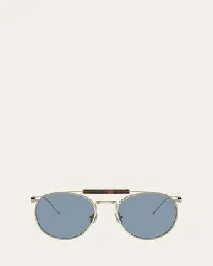 Brunello Cucinelli Bc2004st Aviator Sunglasses
