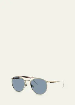 Brunello Cucinelli Bc2004st Aviator Sunglasses