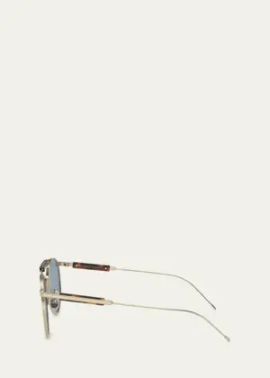 Brunello Cucinelli Bc2004st Aviator Sunglasses