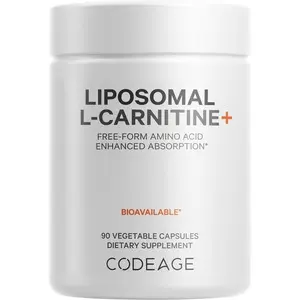 CODEAGE Liposomal L-carnitine 500mg Supplement - White