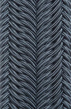 Torino Herringbone Woven Belt - Navy