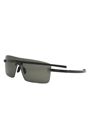 Tag Heuer 136mm Rimless Rectangle Sunglasses