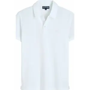 Vilebrequin Solid Terry Polo - Blanc