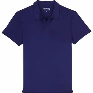 Vilebrequin Solid Tencil Polo Shirt - Minuit