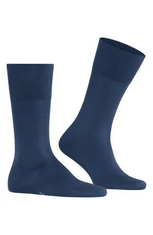 Falke Tiago Organic Cotton Dress Socks - Royal Blue