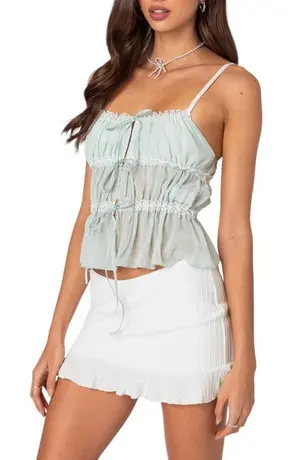EDIKTED Addy Tie-front Camisole