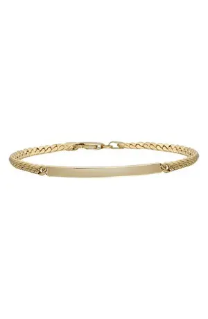Bony Levy 14k Gold Id Bracelet - 14k Yellow Gold