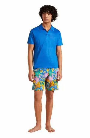 Vilebrequin Solid Linen Jersey Polo - Palace