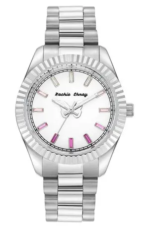 Rachie Shnay La Mariposa Automatic Bracelet Watch - Ombre Pink