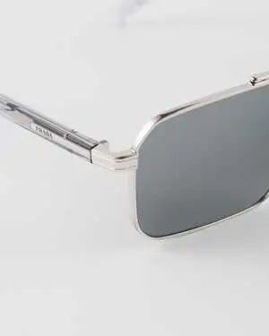 Prada Sunglasses With Logo - Dark Gray Lenses