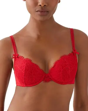 Wacoal B. Tempt'd By Wacoal It's On Lace Contour Bra Savvy Red