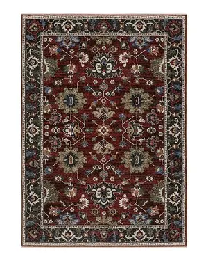 ORIENTAL WEAVERS Hastings Ha03v Area Rug, 5'3 X 7'6 - Red