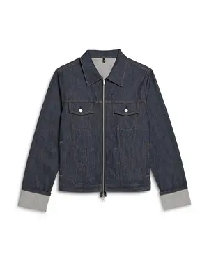 Helmut Lang Zip Front Trucker Jacket