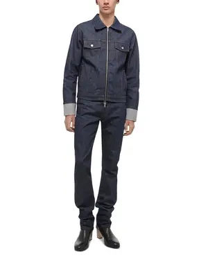 Helmut Lang Zip Front Trucker Jacket