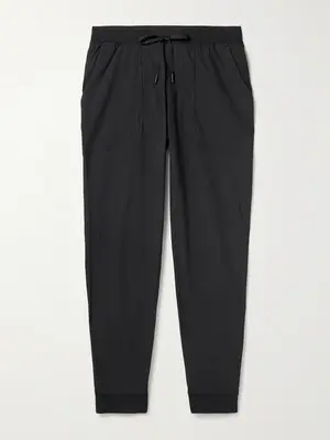 Lululemon Abc Tapered Recycled-warpstreme™ Drawstring Trousers - Black