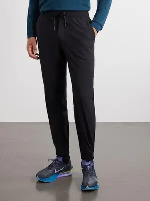 Lululemon Abc Tapered Recycled-warpstreme™ Drawstring Trousers - Black