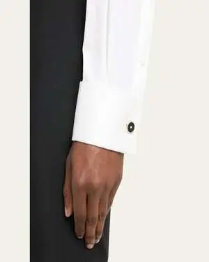 JAN LESLIE Onyx And Diamond Cufflinks