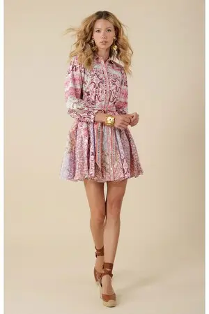 Hale Bob Collins Poplin Shirtdress - Neutral
