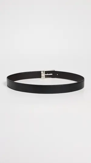 FERRAGAMO Saddle Stamp Reversible Belt - Nero/hickory