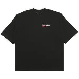 Palm Angels Stars And Palms Loose Tee - Black