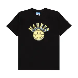 MARKET Smiley Hoops T-shirt - Black