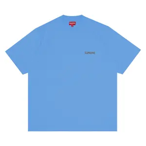 Supreme Washed Capital Short-sleeve Top - Blue