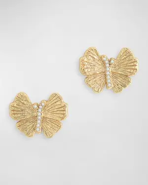ANABEL ARAM JEWELRY Anabel Aram Jewelry Butterfly Stud Earrings - Gold