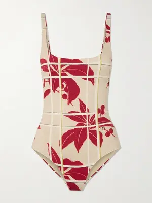 Loro Piana Floral-print Swimsuit - Multi