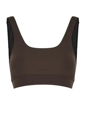 Varley Freesoft Cori Stretch-jersey Bra Top - Brown