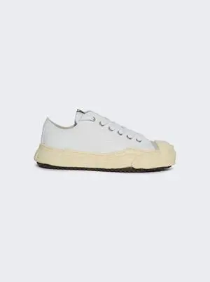 Mihara Yasuhiro Hank Og Sole Canvas Low-top Sneakers - White