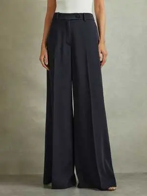 REISS Solene Wide Leg Trousers