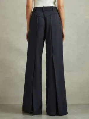 REISS Solene Wide Leg Trousers