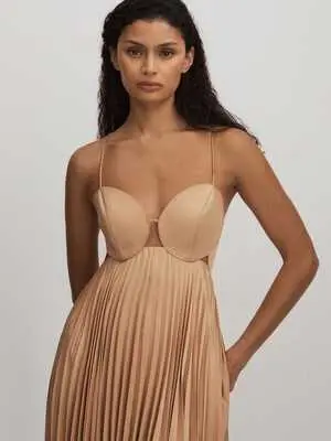 Acler Willcocks Pleated Midi Dress