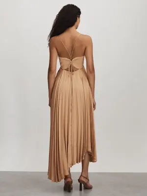 Acler Willcocks Pleated Midi Dress