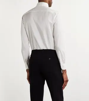 Giorgio Armani Cotton Poplin Shirt - White