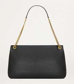 Saint Laurent Large Calypso Shoulder Bag - Black