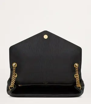 Saint Laurent Large Calypso Shoulder Bag - Black