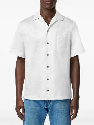 Versace Barocco Jacquard Shirt - White