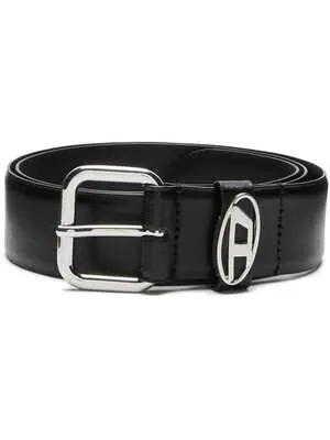 DIESEL® B-1dr Leather Belt - Black