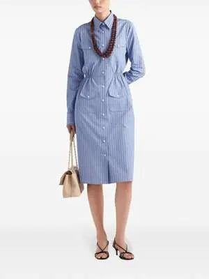Prada Striped Shirt Dress