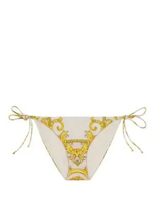 Versace La Coupe Des Dieux Bikini Bottom - White