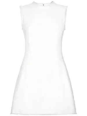 Dolce & Gabbana Tweed Mini Dress - White