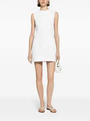 Dolce & Gabbana Tweed Mini Dress - White