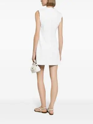 Dolce & Gabbana Tweed Mini Dress - White