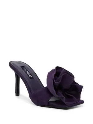 Senso Harlow 85mm Floral-appliqué Sandals - Purple