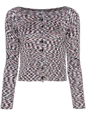 Missoni Marl Knit Cardigan - Blue